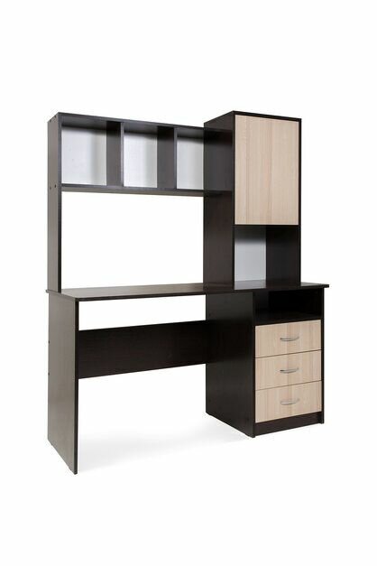 Стол компьютерный Betel СК-9 с надстройкой СКН-9 венге/ясень