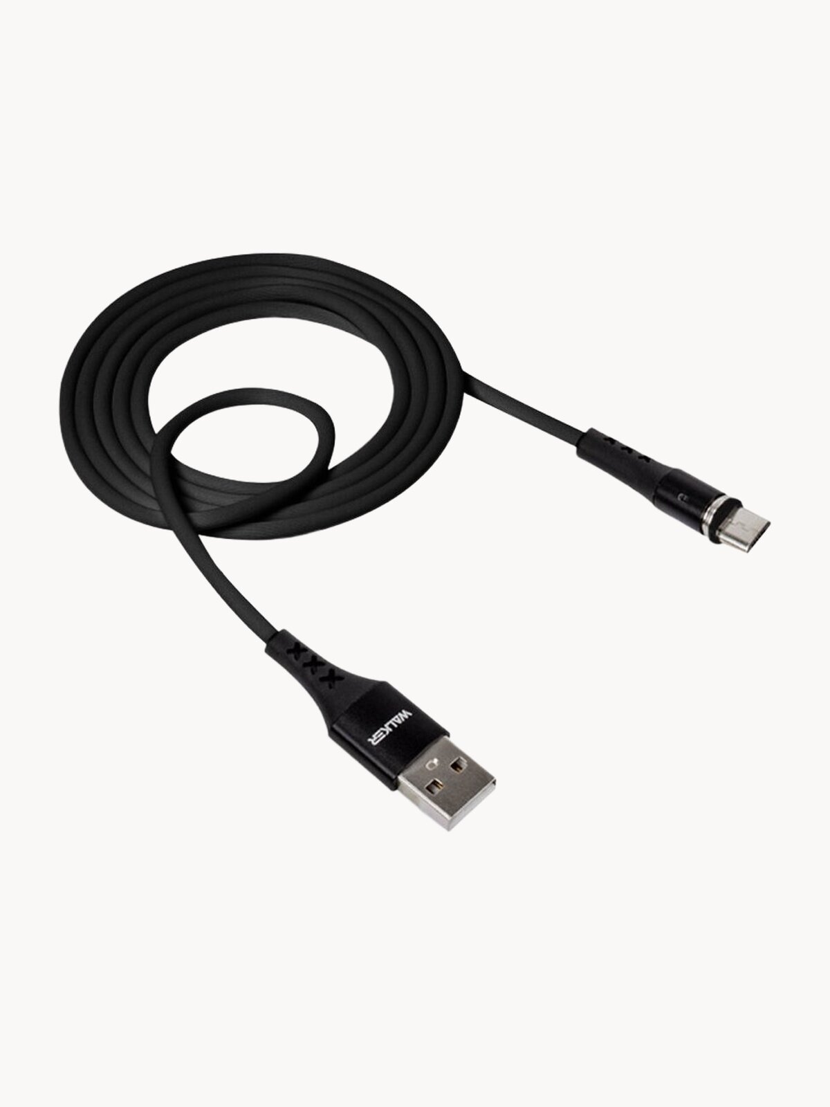 Кабель USB для телефона магнитный microUSB, 3.1 А, usb провод на андроид, шнур для зарядки на android, черный
