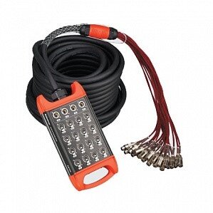 Сценическая коммутационная коробка Soundking BCB403-30m, 16хXLR входов + 4хXLR выхода, 30м