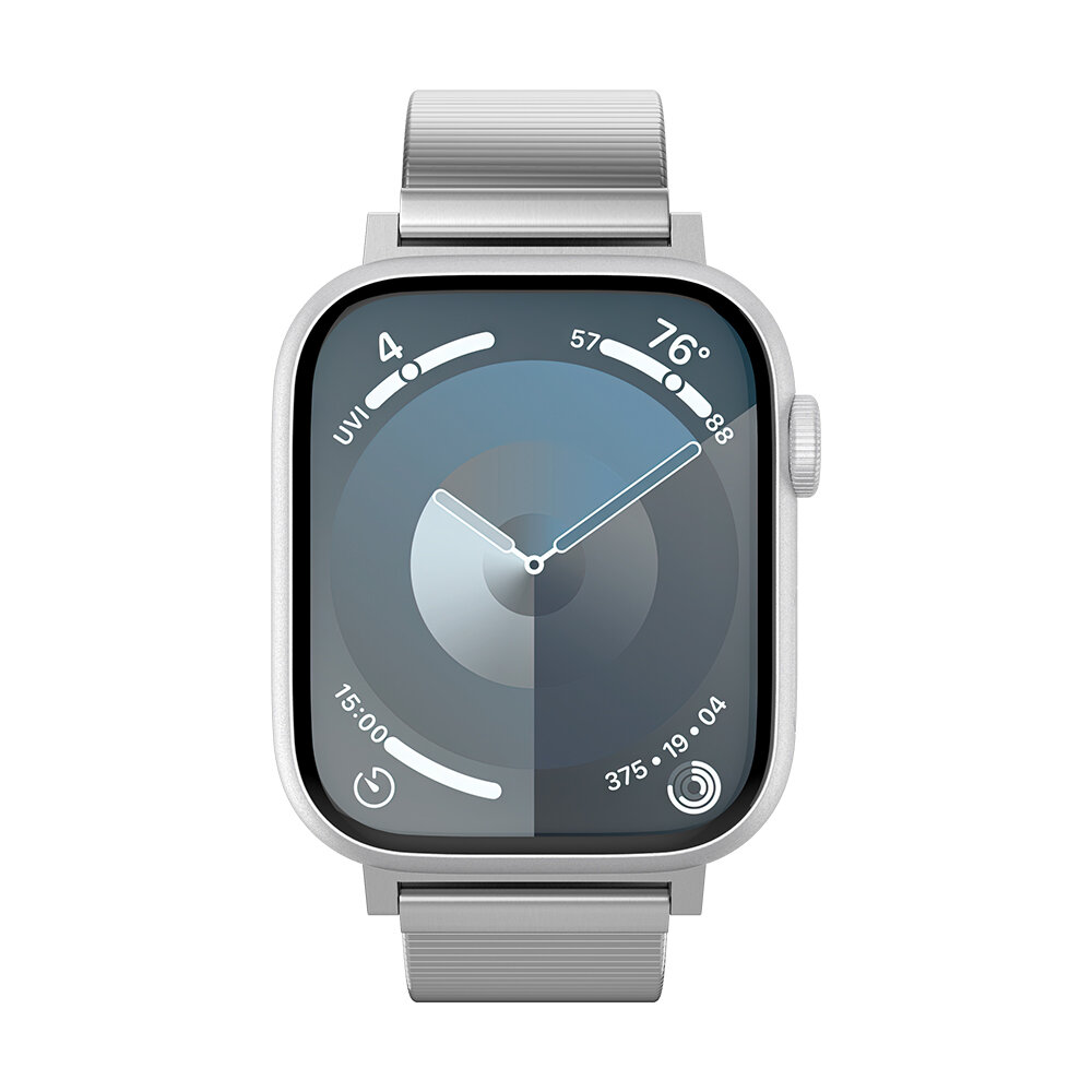Ремешок SPIGEN для Apple Watch (49/45/44/42 mm) - Sleek Link - Серебристый - AMP07224