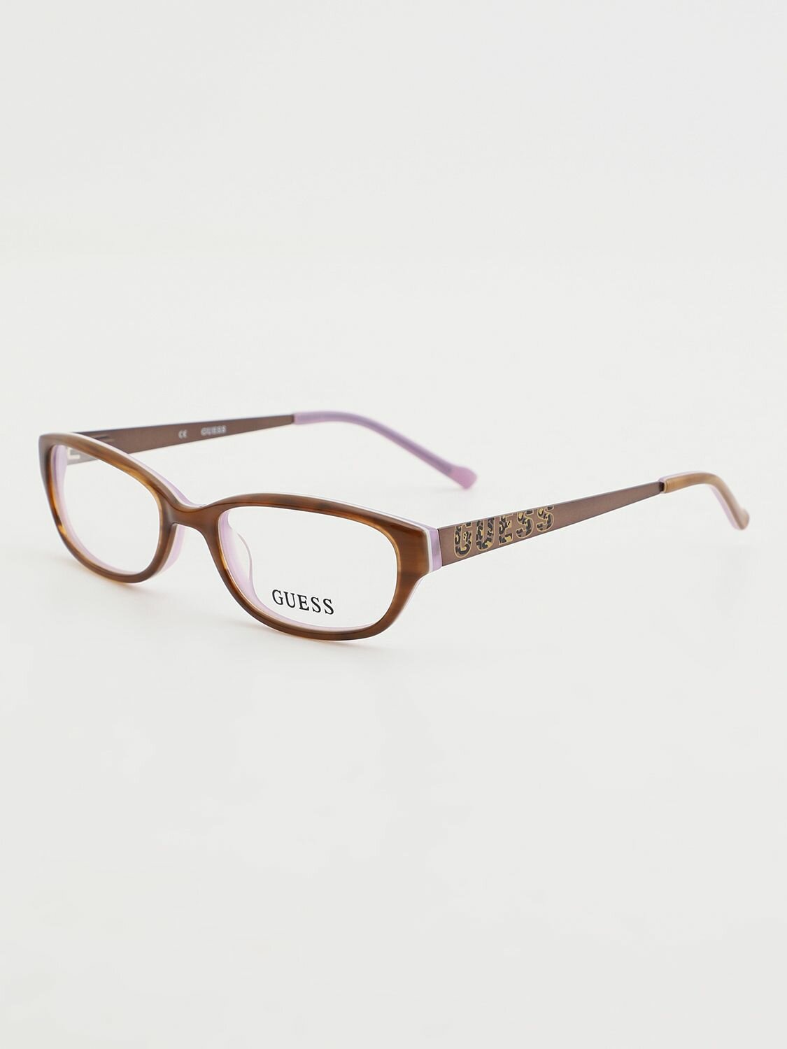 Оправа для очков женская GUESS, GUE FRAME GU9075 D96 48 17 130, коричневый
