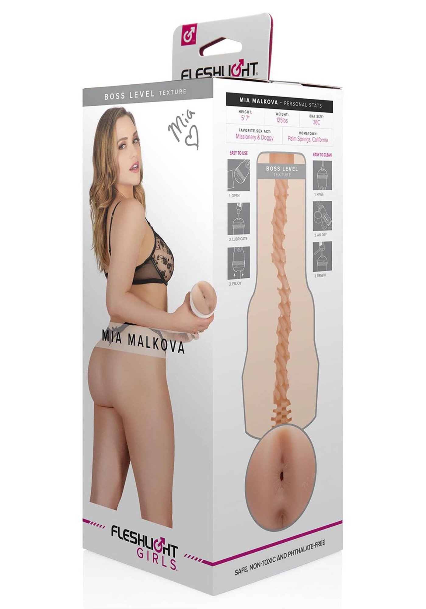 Мастурбатор-анус Fleshlight Mia Malkova Boss Level