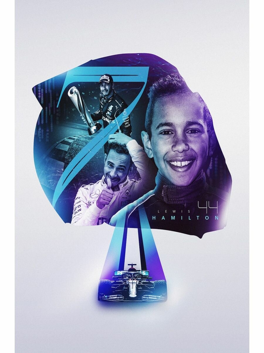 Постер "Sportface. Льюис Хэмилтон"