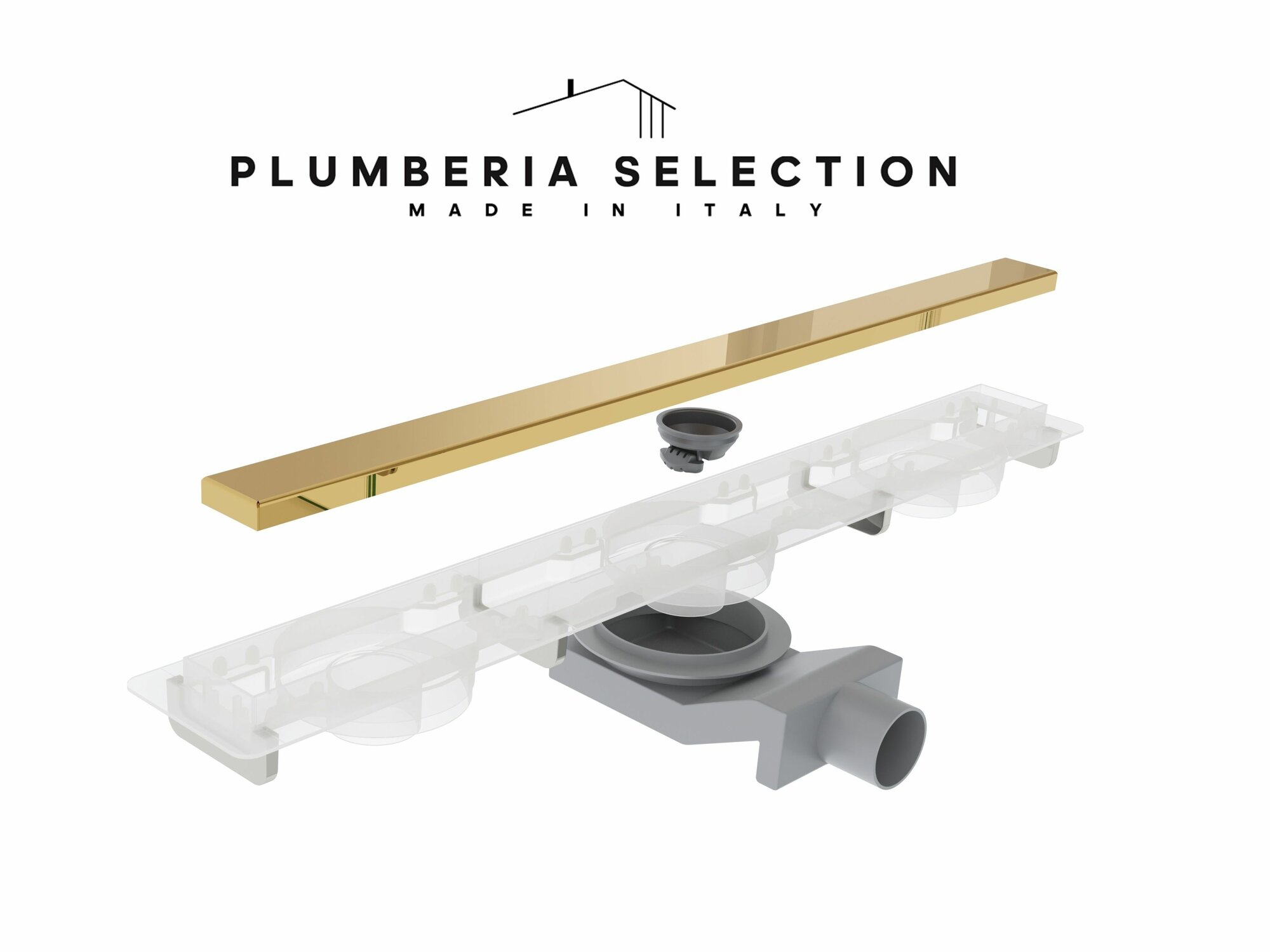 Душевой трап PLUMBERIA SELECTION PSM MODULAR PSM70OR — фото 1