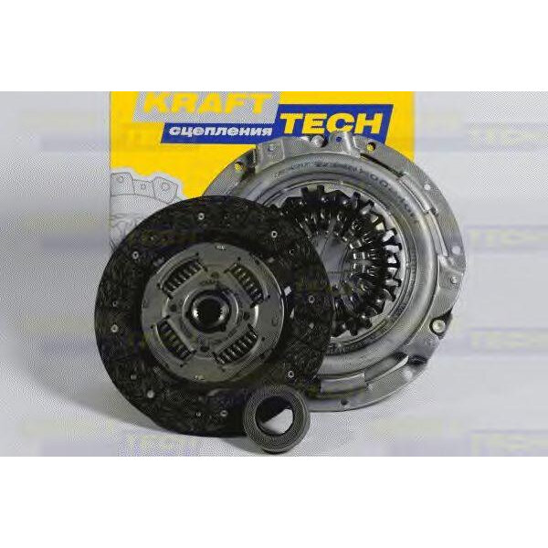 Комплект сцепления для автомобиля Ford, KRAFTTECH W00240D (1 шт.)