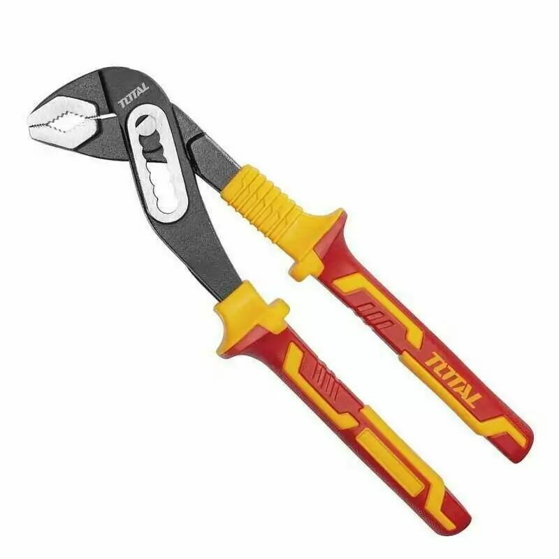 Переставные клещи (плоскогубцы) 10"/250мм диэлектрические, до 1000 вольт TOTAL THTIP28101