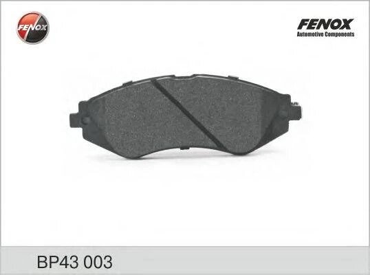 Колодки тормозные дисковые передние Fenox BP43003