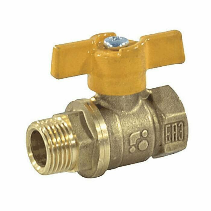 Кран шар лат газ А11/1 Ду15 Ру40 м/р полн баб БАЗ БАЗ. А11.1.15.40