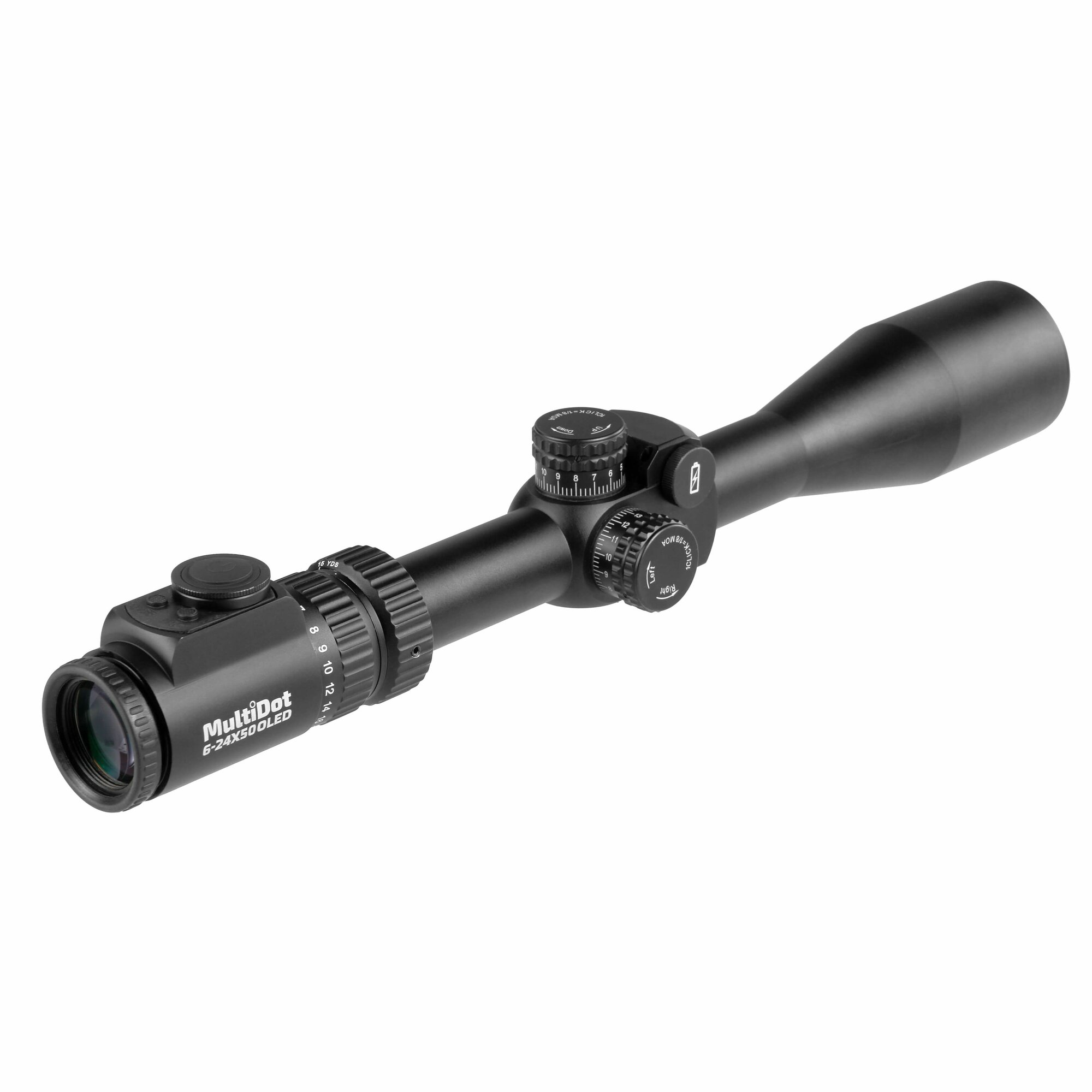 Оптический прицел Veber MultiDOT 6-24X50 OLED, 10 видов сетки с подсветкой