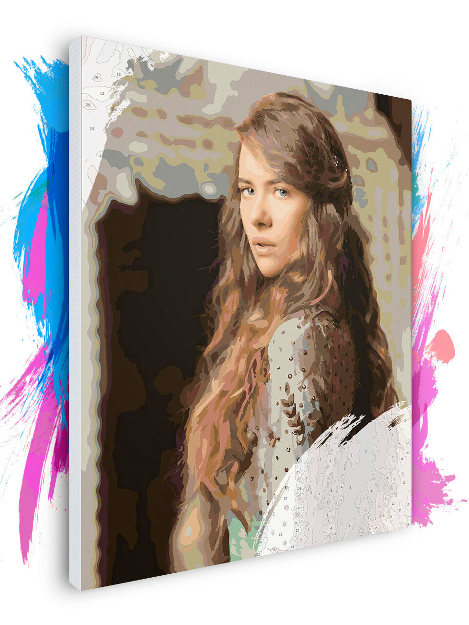 Картина по номерам на холсте Великолепный Век - Кёсем, 40 х 50 см