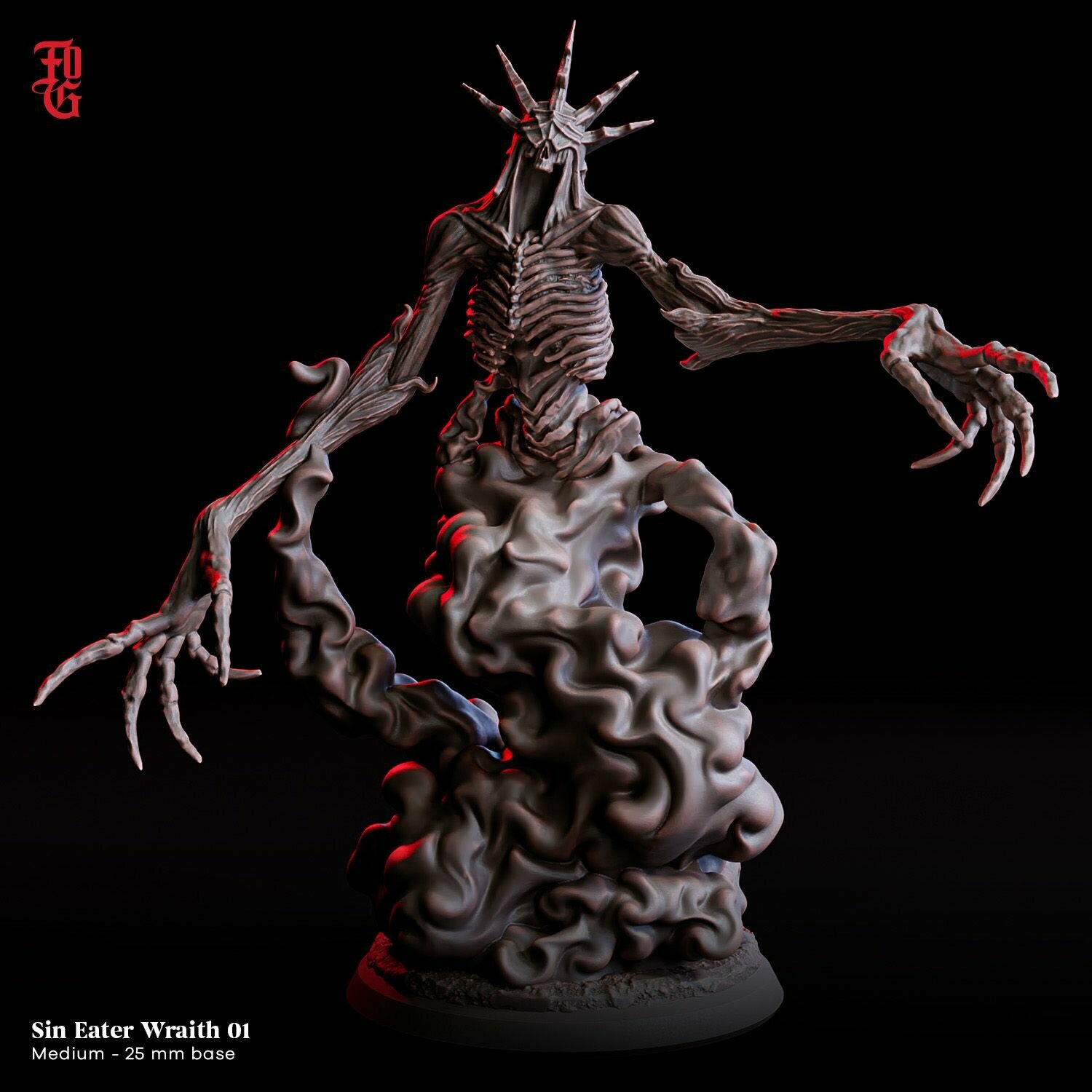 Миниатюра D&D 'Пожиратель греха A' масштаб 32 мм (DnD, Dungeons & Dragons, ДнД, Подземелья и Драконы, Pathfinder)