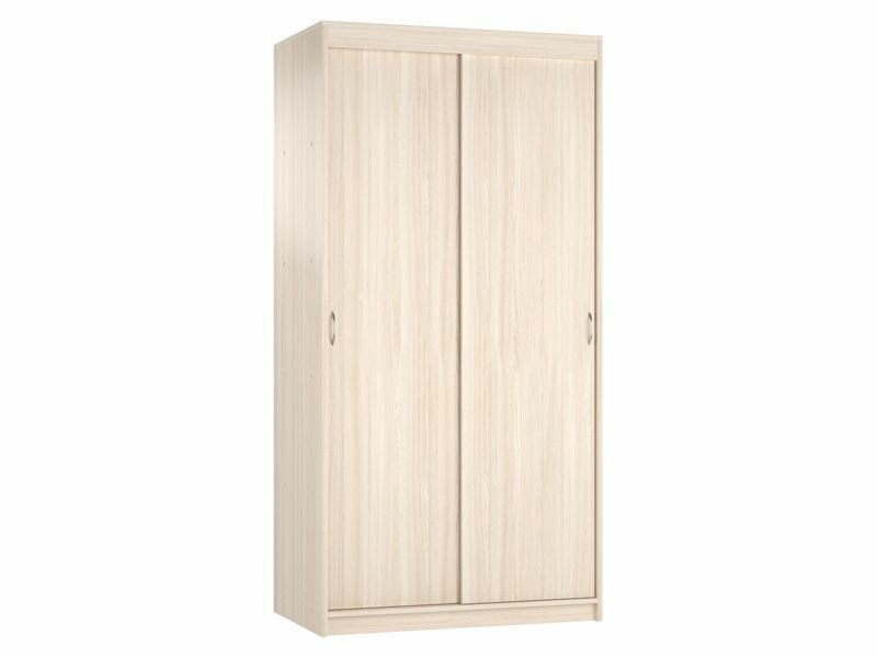 Шкаф купе для одежды со штангой "Эко 2" 140х200х45 Шимо светлый
