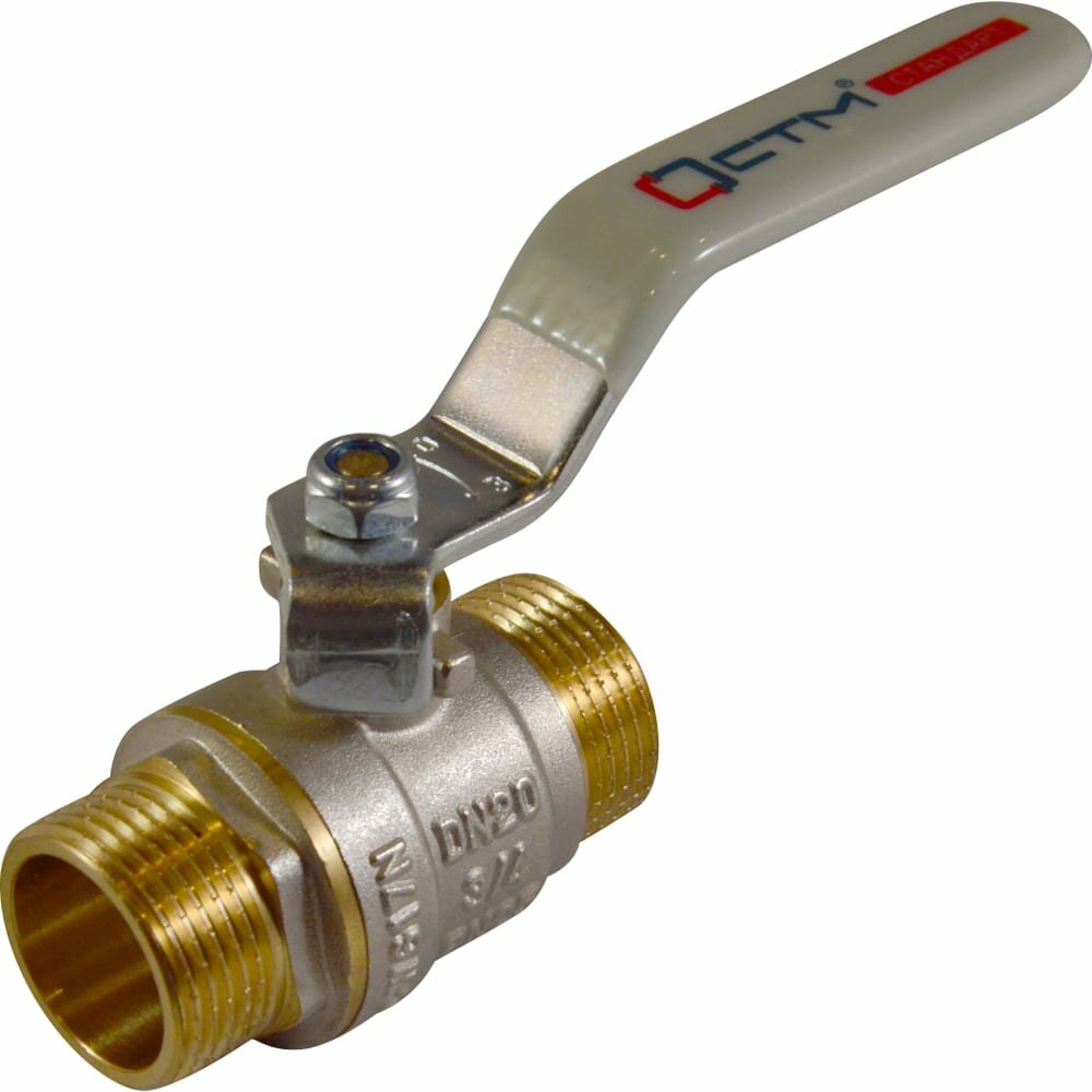 Шаровой кран для воды СТМ стандарт 1/2", ш/ш, рычаг CWMMH012