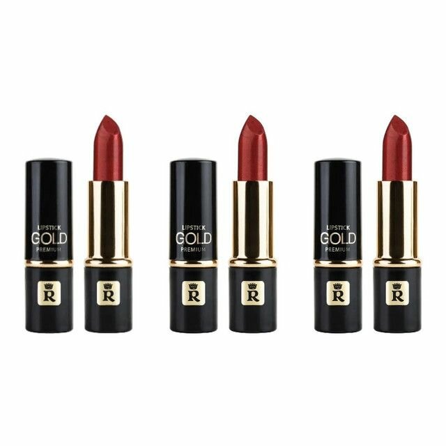 Relouis Помада губная Premium Gold, тон 308, 3.8 гр, 3 шт
