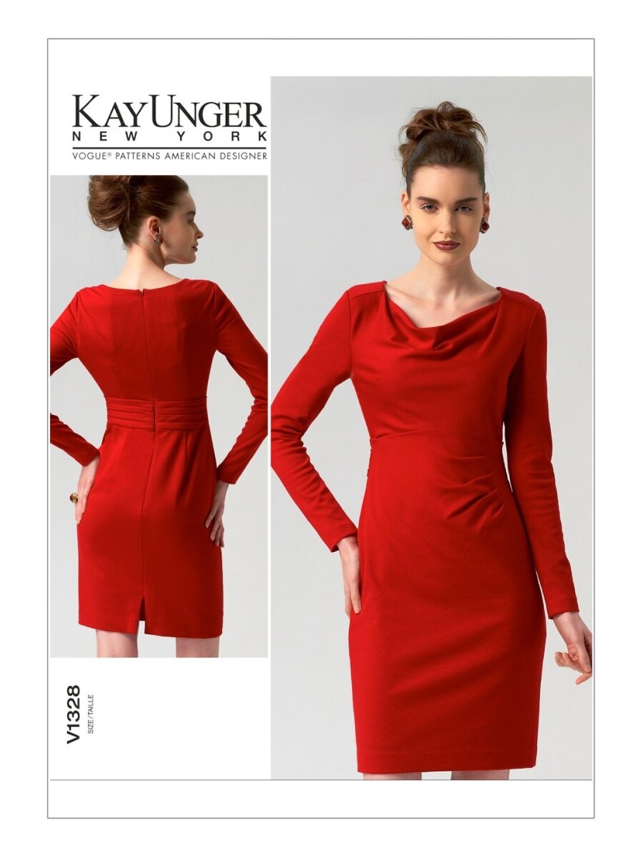 Выкройка VOGUE №1328 Платье