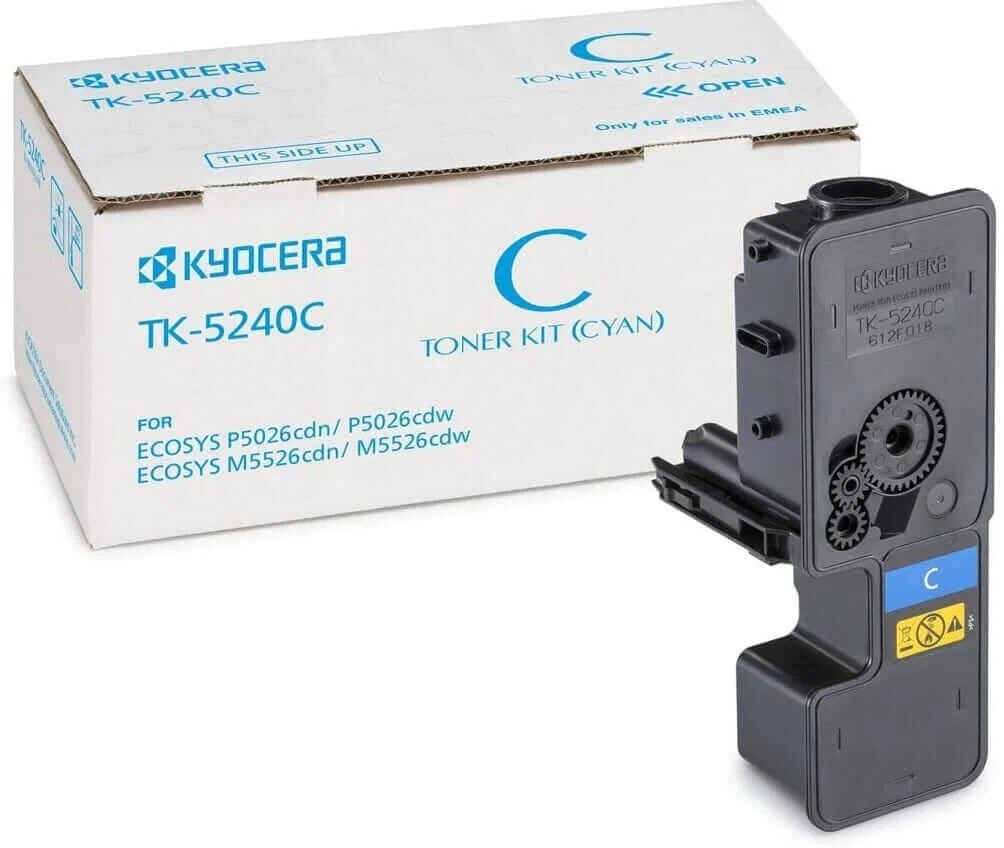 Картридж Kyocera TK-5240C 1T02R7CNL0 голубой Оригинал 3000 стр, cyan для P5026cdn/P5026cdw/M5526cdn/M5526cdw