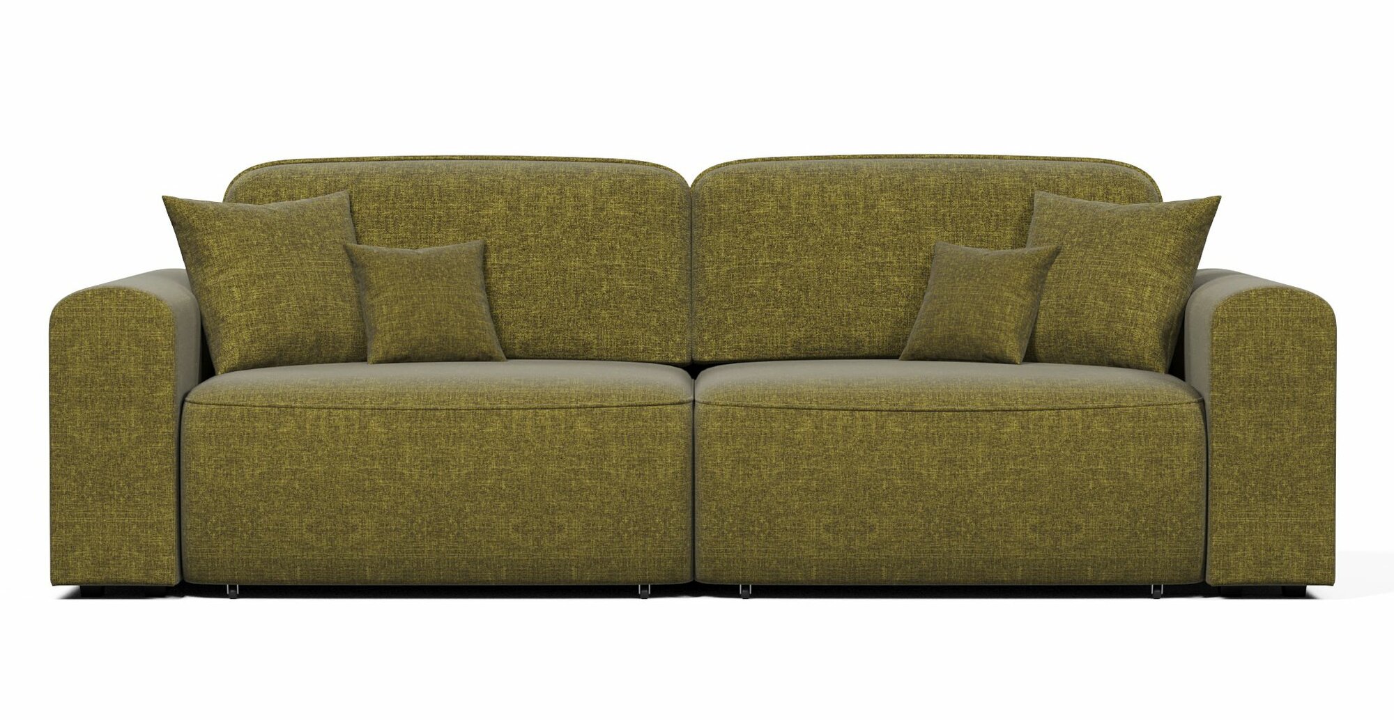 Диван-кровать King, 250х115х82 см, механизм Еврокнижка, прямой диван раскладной, с ящиком для белья