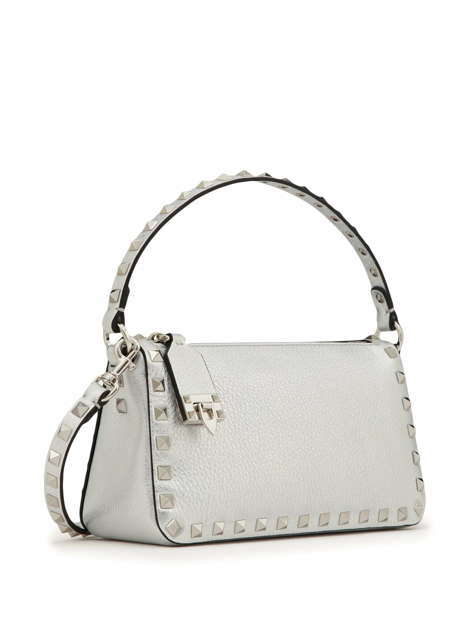 Сумка Valentino Rockstud, серебристый — фото 1