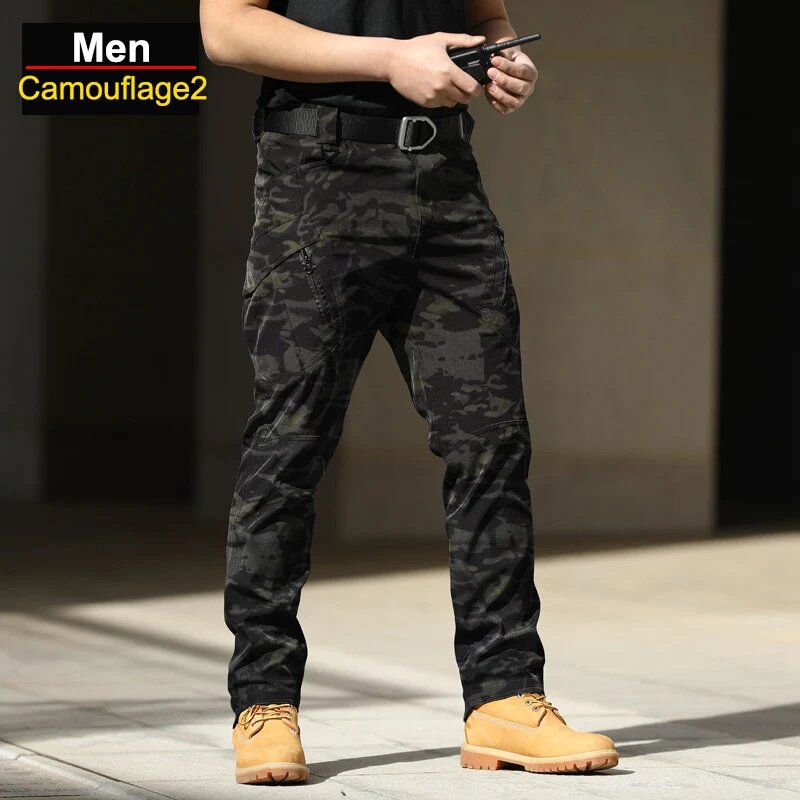 CHRLCK мужские тактические брюки водонепроницаемые L(Suit 75-85kg), IX9-Camouflage