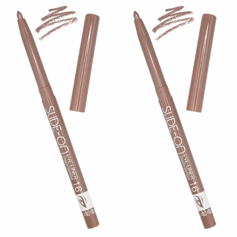 TF cosmetics Карандаш для глаз Slide-on Eye Liner, автомат, тон 16 идеальное сиянией, 2шт
