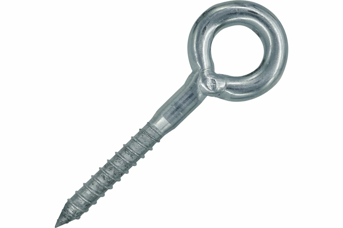 Европартнер шуруп с кольцом для крепления строительных лесов 12x90 мм, 1 шт