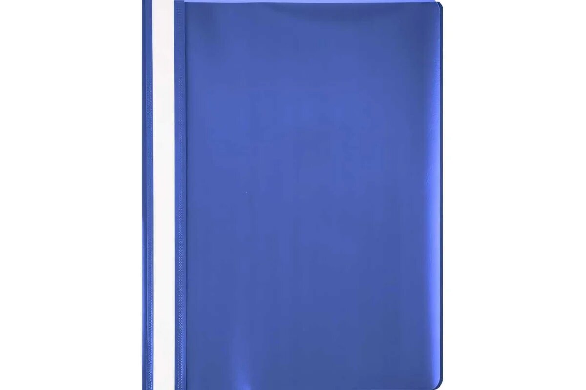 Attache Папка-скоросшиватель A4 синяя, 10 шт/упаковка, Россия, 495377