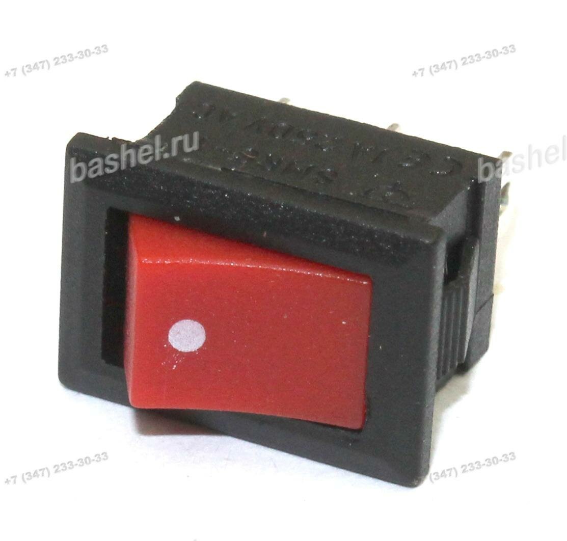 Переключатель SMRS-102-1 3PIN ON-ON, чёрный/красный