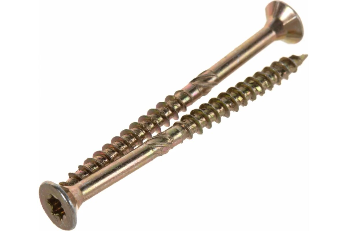 Европартнер Шуруп конструкционный для дерева с фрезой, потай, ж/п Torx 25 5,0x60 + бита (75 шт.) B3 0039