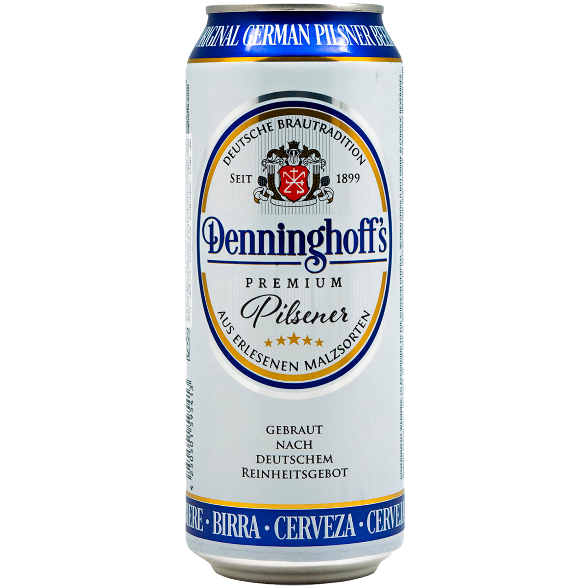 Пиво Denninghoff's Premium Pilsener светлое 0,45 л ж/б