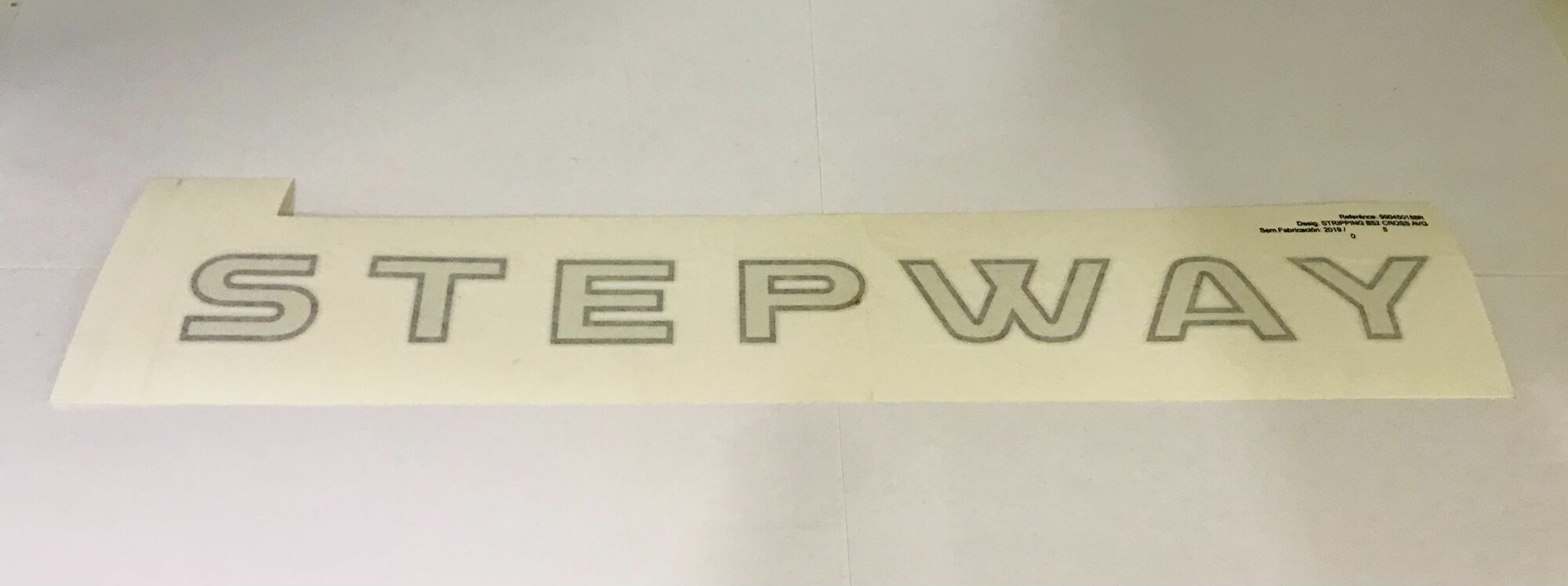 Наклейка двери "Stepway" левая оригинал