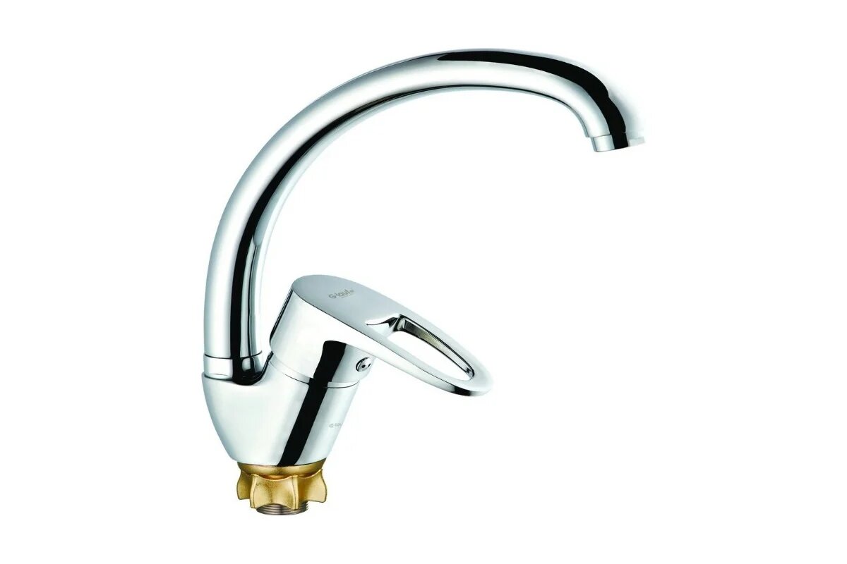 G-lauf смеситель для кухни с поворотным изливом 360 градусов хром 8G4-A181.