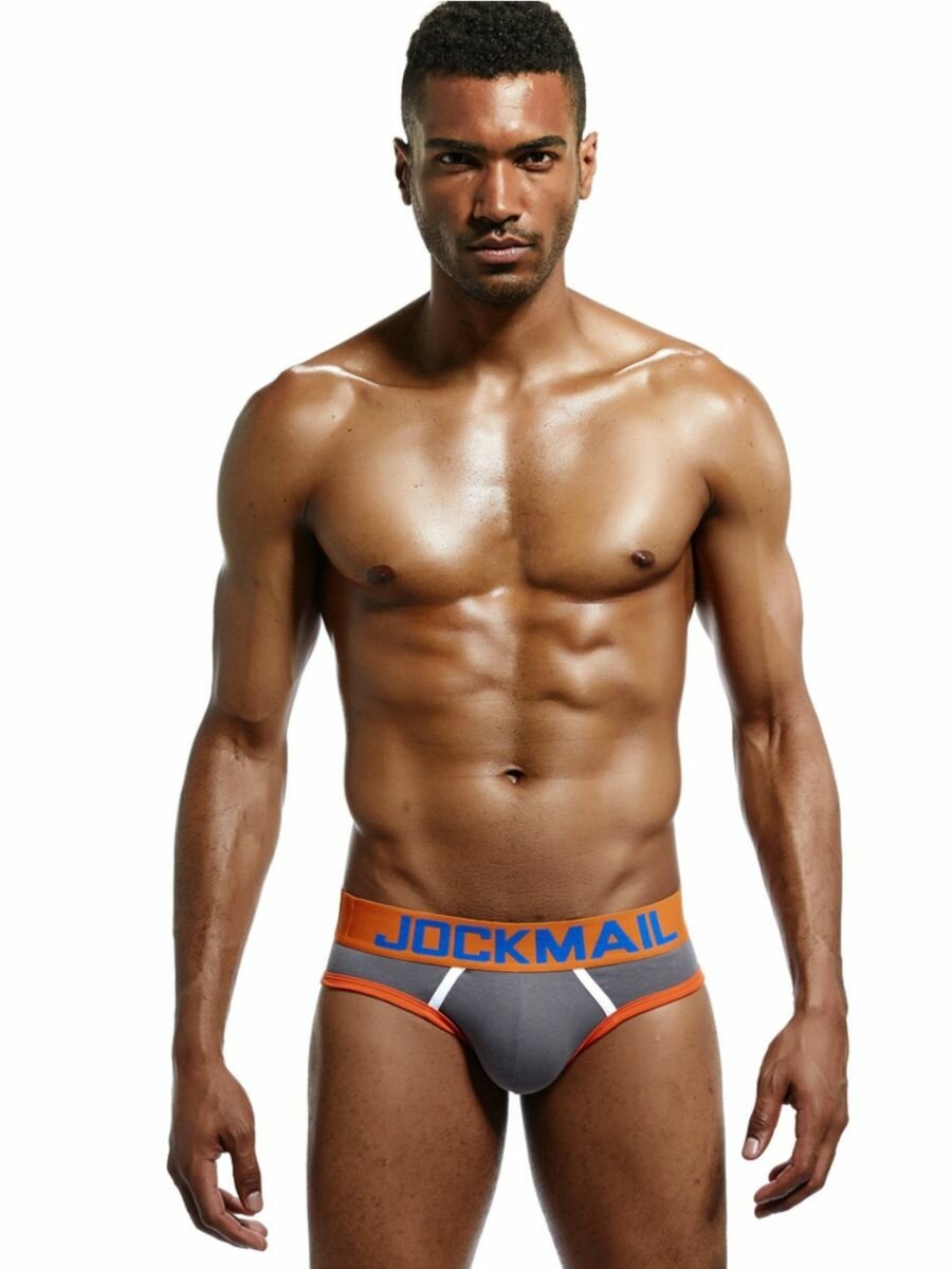 Мужские трусы джоки темно-серые JOCKMAIL JM4047-4 XL (50)