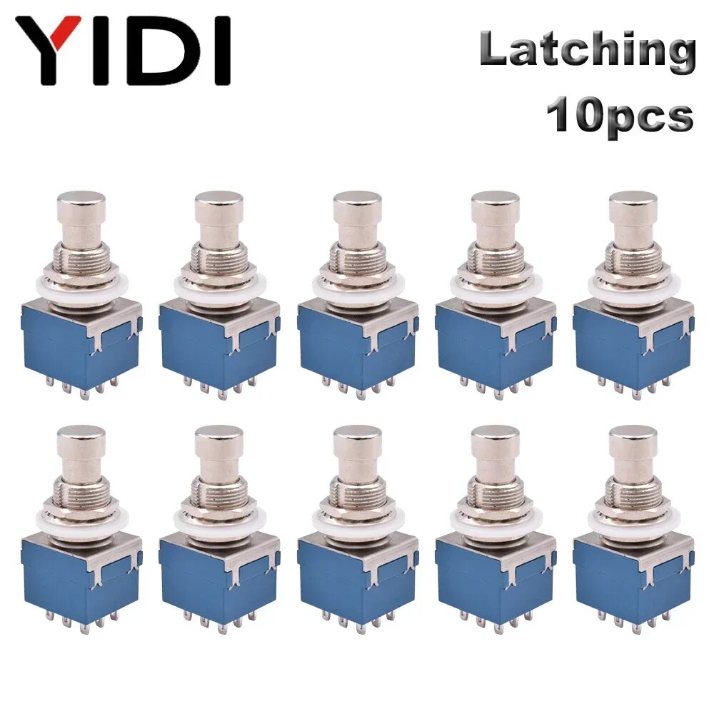 5 шт, 10 шт, 9 контактов, педаль для гитарных эффектов 10PCS