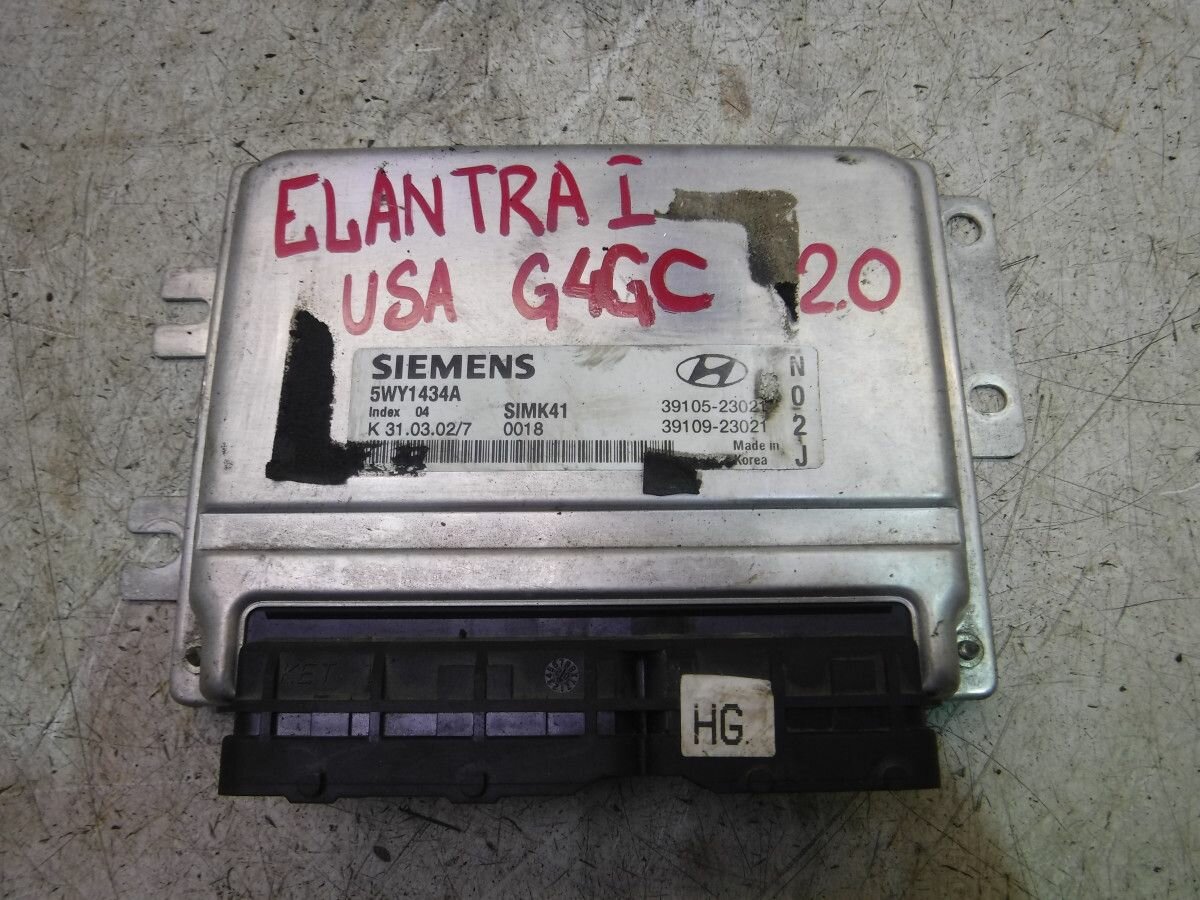 Блок управления двигателем Hyundai Elantra III (2000—2003) 3910523021