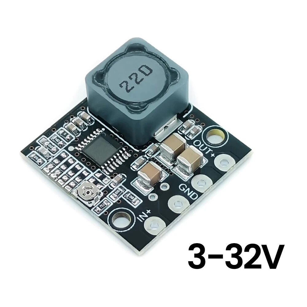 DC-DC повышающий модуль 3-32V, 60V 3A