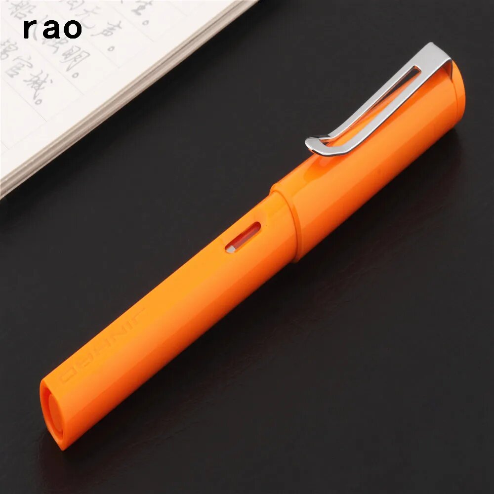 Перьевая ручка Jinhao 280 Иридистое золото Оранжевый, 0.7mm, Оранжевый