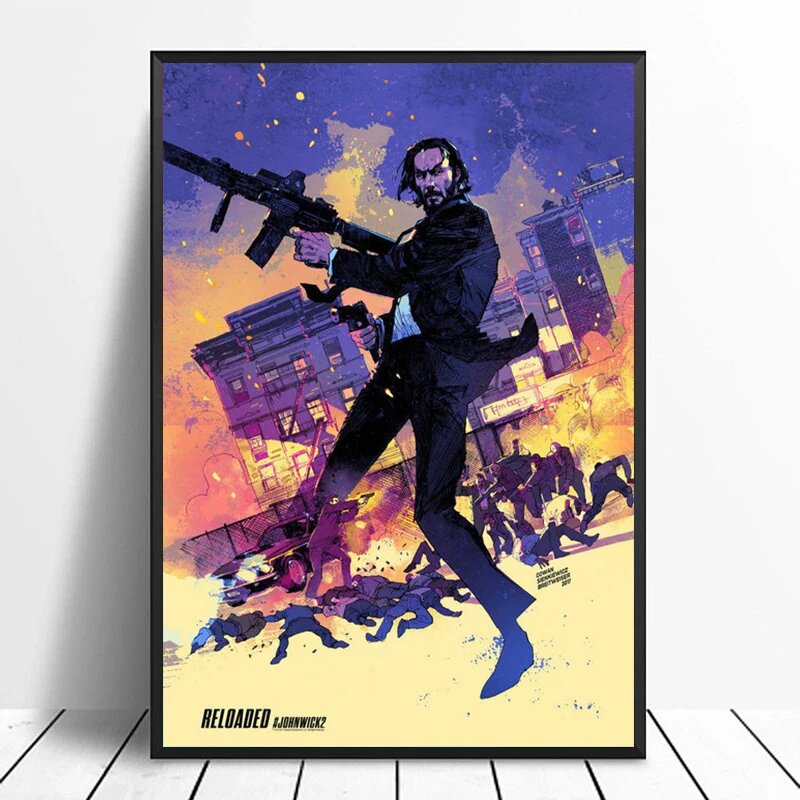 John Wick плакат на холсте — фото 1