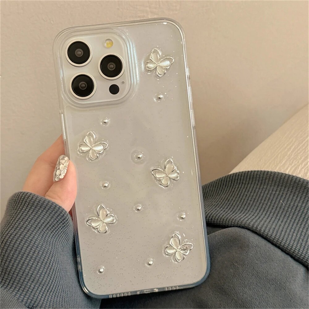 Чехол для iPhone 11 с бабочками 3D