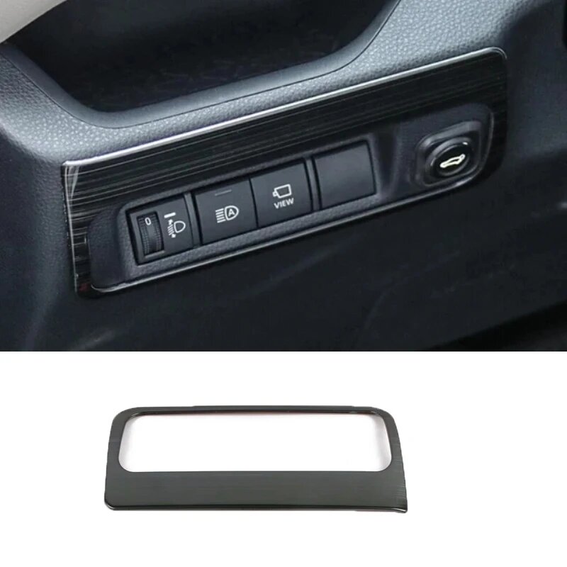 Для Toyota RAV4 RAV 4 XA50 Hybrid 2019-2023 Внутренняя дверь кружка для воды с ручкой Держатель Центрального управления кондиционера воздуха Выходная отделка headlight switch