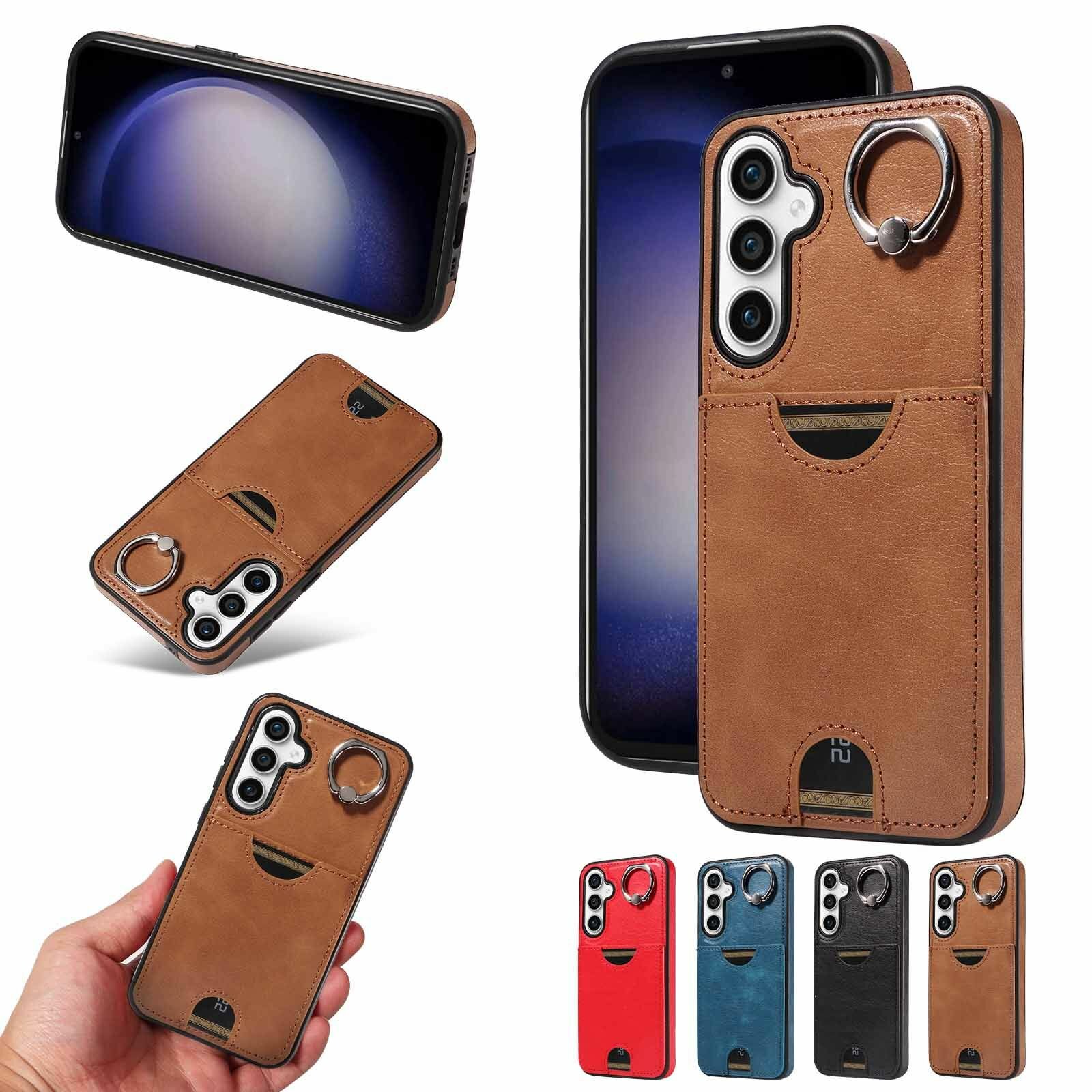 Чехол на Samsung Galaxy S23 FE/(Самсунг Галакси с23 FE) с карманом для карты защитный