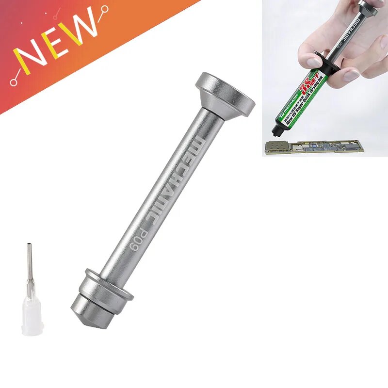 P09 усилитель из алюминиевого сплава BGA паяльная паста зеленое масло УФ-паяльная маска толкатель чернил для ремонта материнской платы телефона инструменты