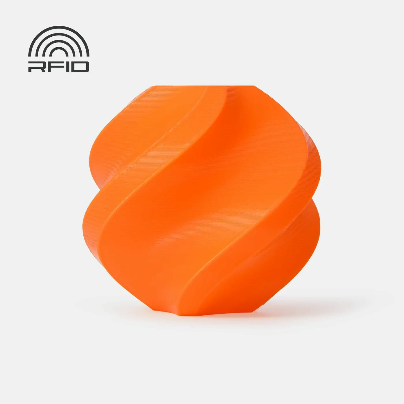 Пластик PLA Tough, Bambu Lab для 3D принтера 1 кг. Orange, на катушке