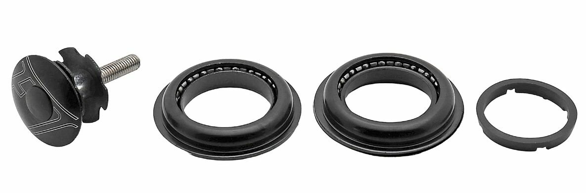 Детали рулевой колонки б/резьбовая, интегр.1-1/8" (28,6/44/30 мм, общ. h9,5 мм черная)FP-H807(комп)