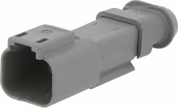 Разъем DEUTSCH DT 04-2 P-E008 провод-провод DT вилка "папа" PIN 2 IP68 на провод 1 шт
