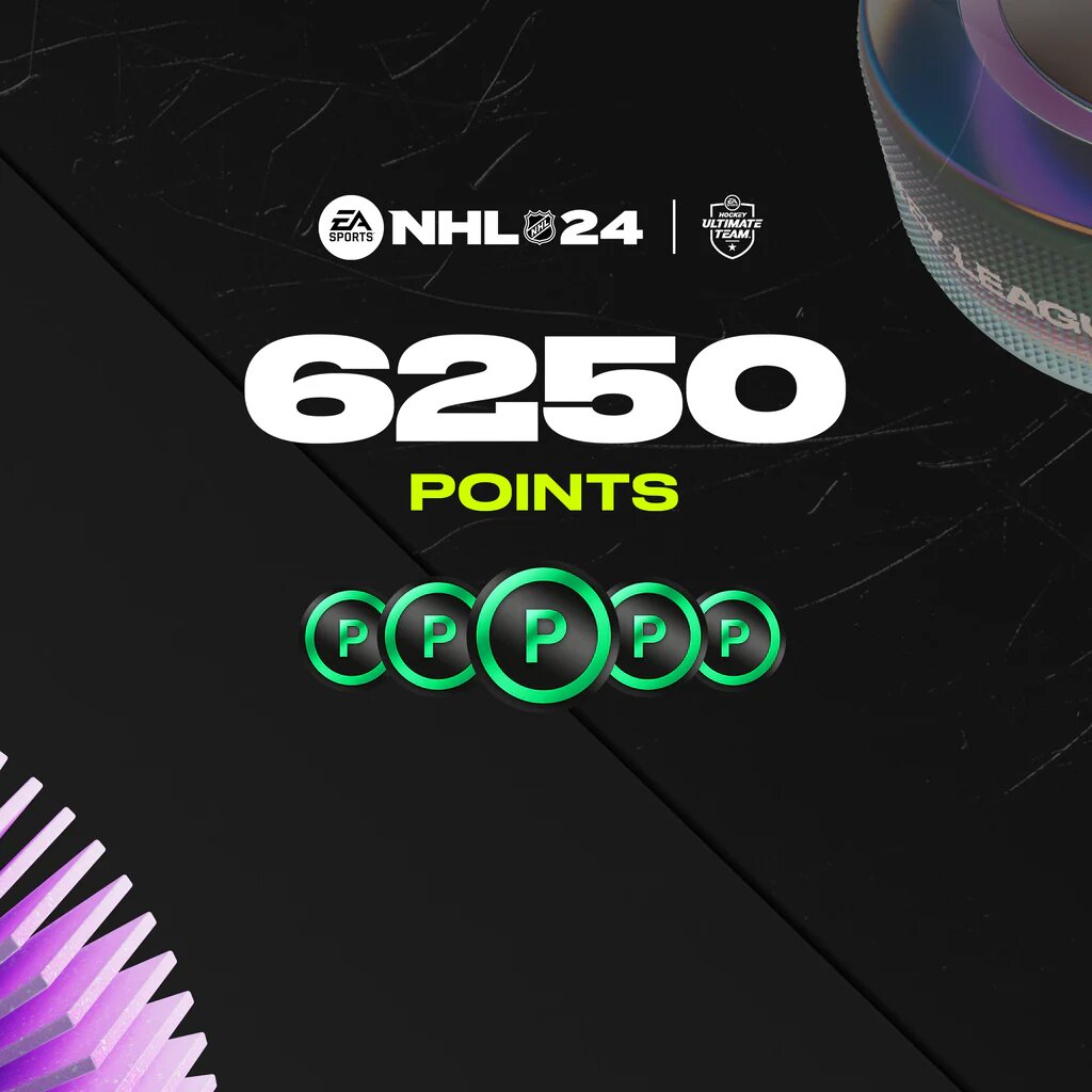 Дополнение NHL 24 - NHL POINTS 5000 (+1250 Bonus), цифровое издание PlayStation 5, регион Турция / код пополнения баланса