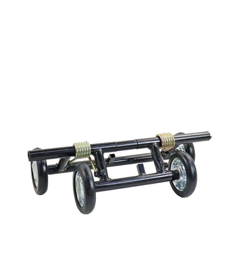 Тележка мотобуксировщика (под гусеницу 500мм), симметричная, широкий резиновый каток