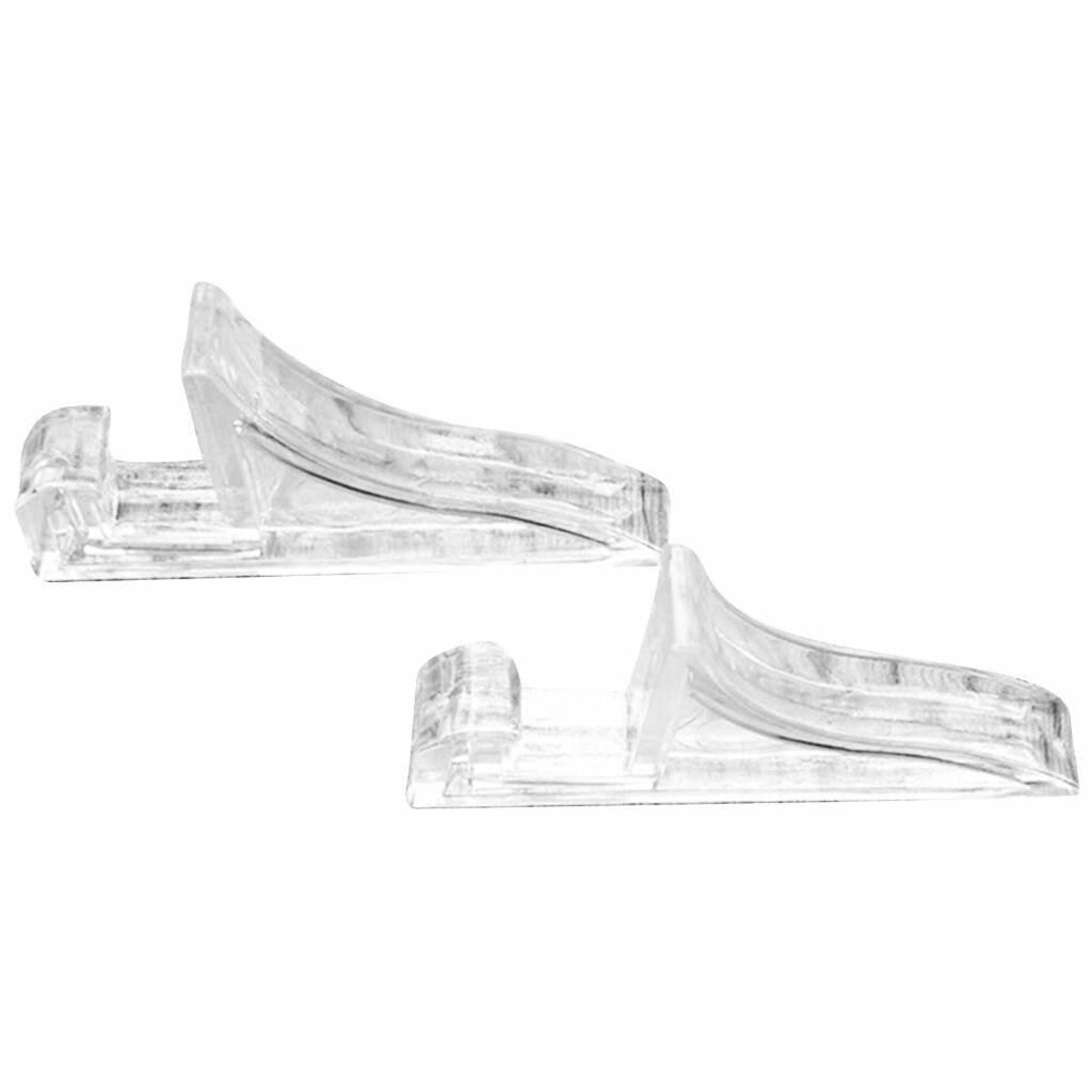 (1 пара) Фоторамка базовый кронштейн для фоторамки-прозрачный-ширина штыка 1,2 см