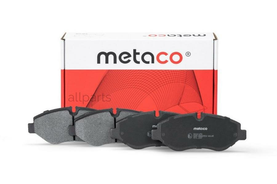 METACO 3000-270 Колодки тормозные передние к-кт