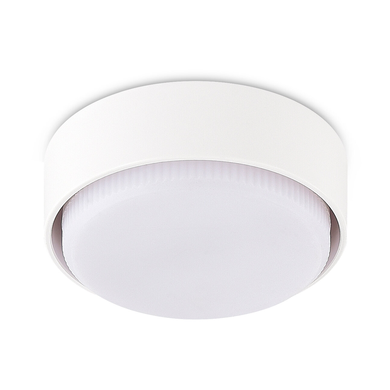 Светильник накладной под LED-лампу с цоколем GX53 D83xH243 мм IP20, белый, без лампы, Donel