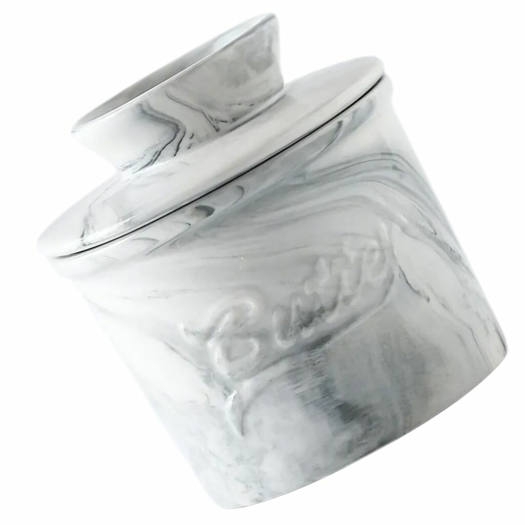 Посуда, Керамическая масленка - Под камень, 1 набор